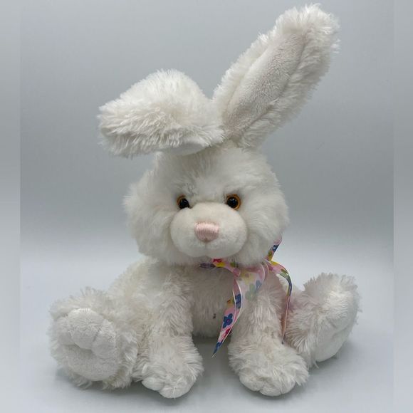 Prima Creations | Toys | Prima206 White Easter Bunny Plush Sitting ...
